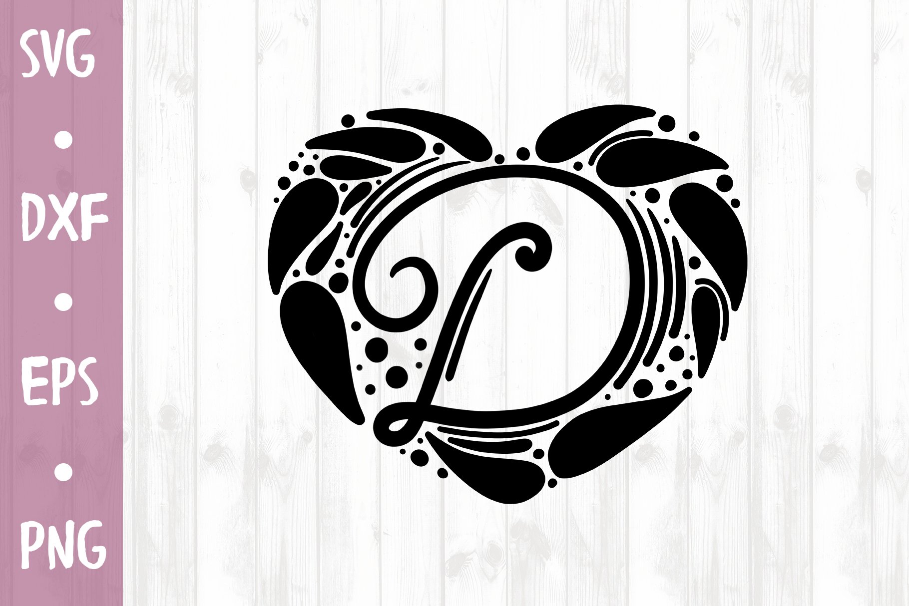 LETTER D SVG CUT FILE (368269) | Monograms | Design Bundles