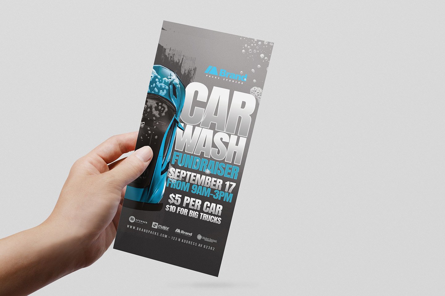 Car Wash Fundraiser Flyer Template