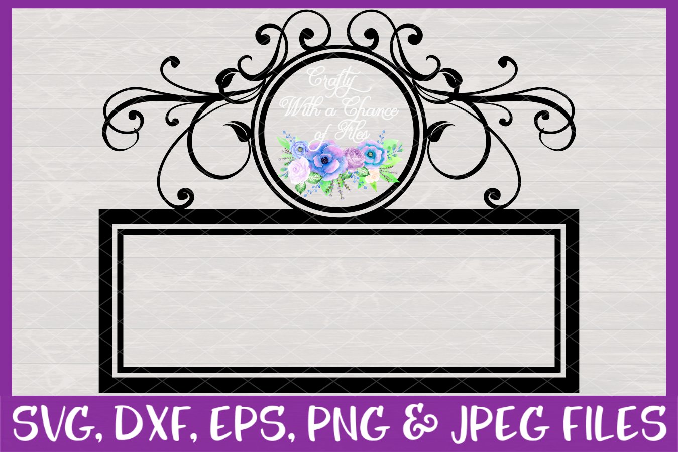 Mailbox Address Monogram SVG - Flourish Laser Cut Design (198102 ...