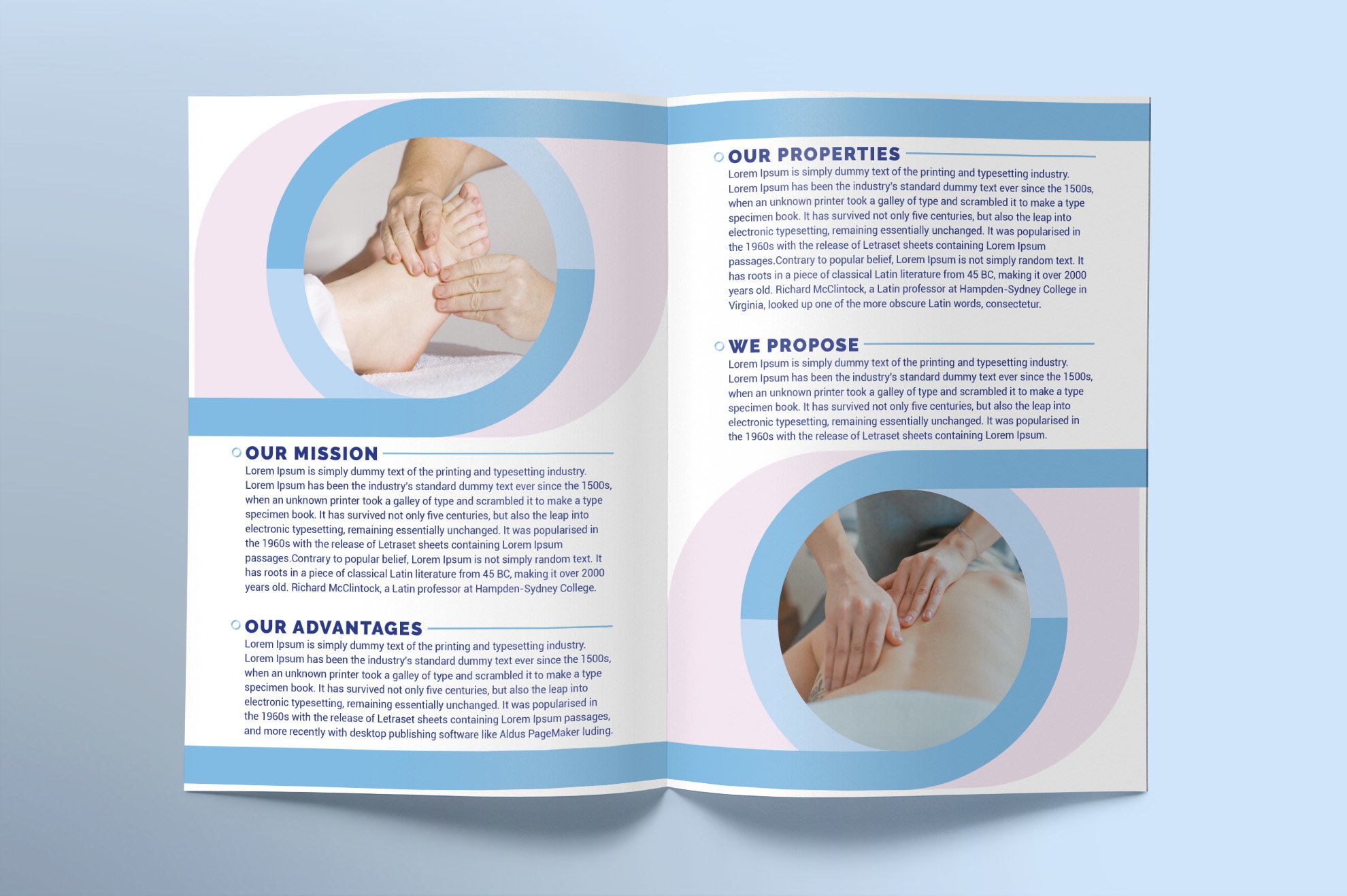 Physiotherapy Brochure Bifold (443148) | Brochures | Design Bundles