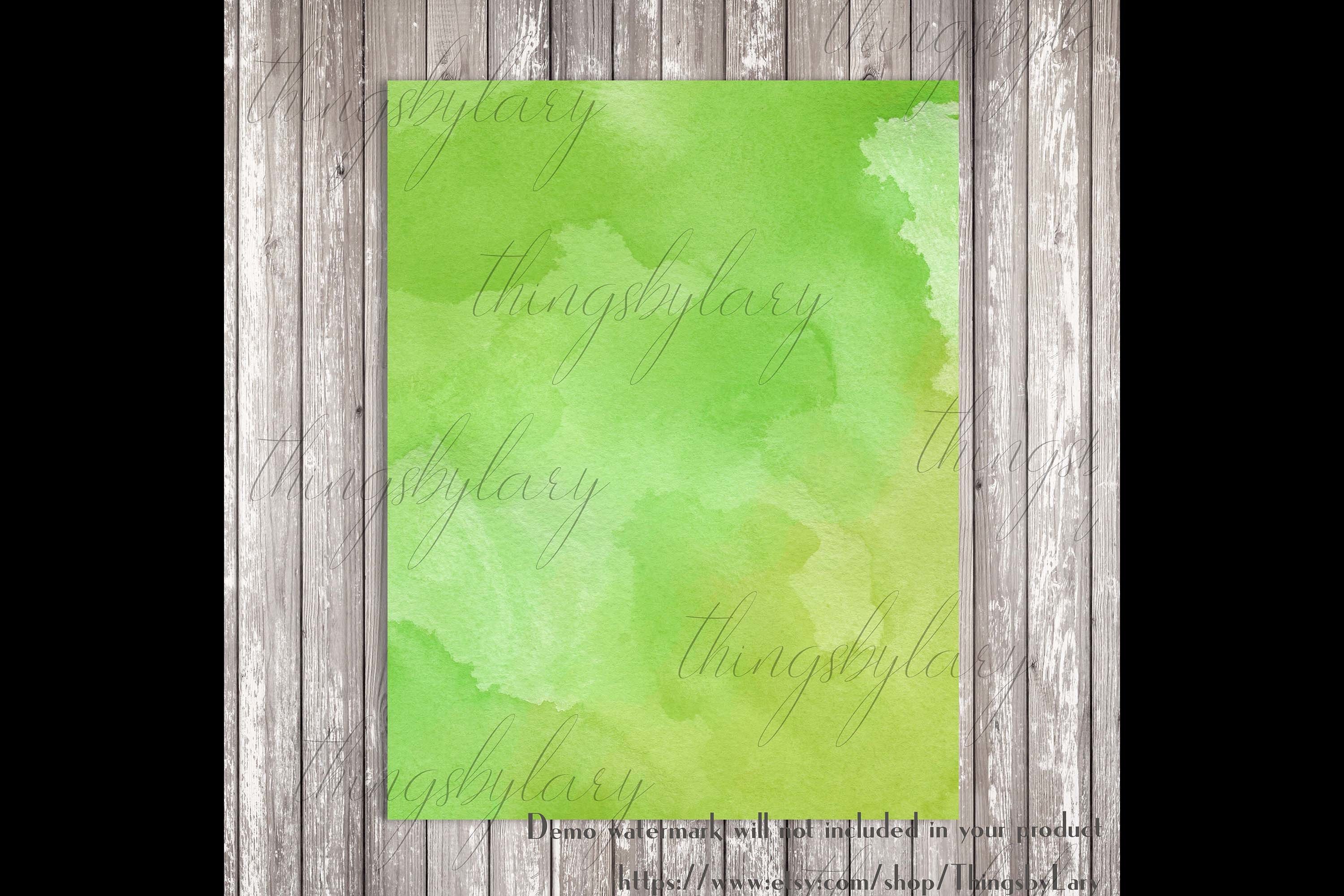 18 Sweet Ombre Watercolor Digital Images Card Invitation (211189 ...