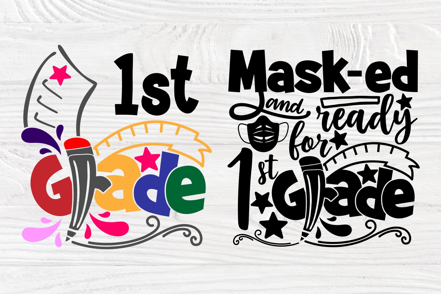 1st Grade SVG Bundle, First Grade Svg, School Svg Shirt (824499) | Cut ...