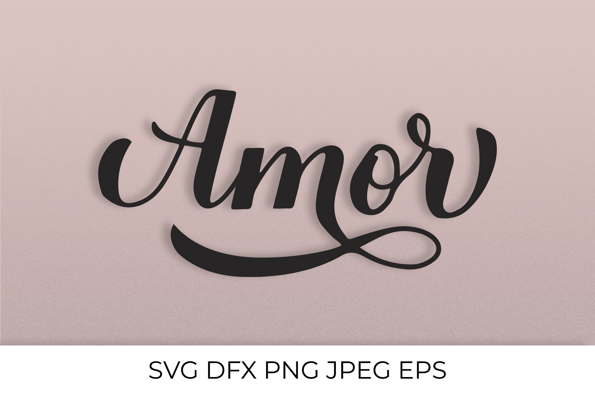Amor Fonte Cursiva Love In Cursive Writing