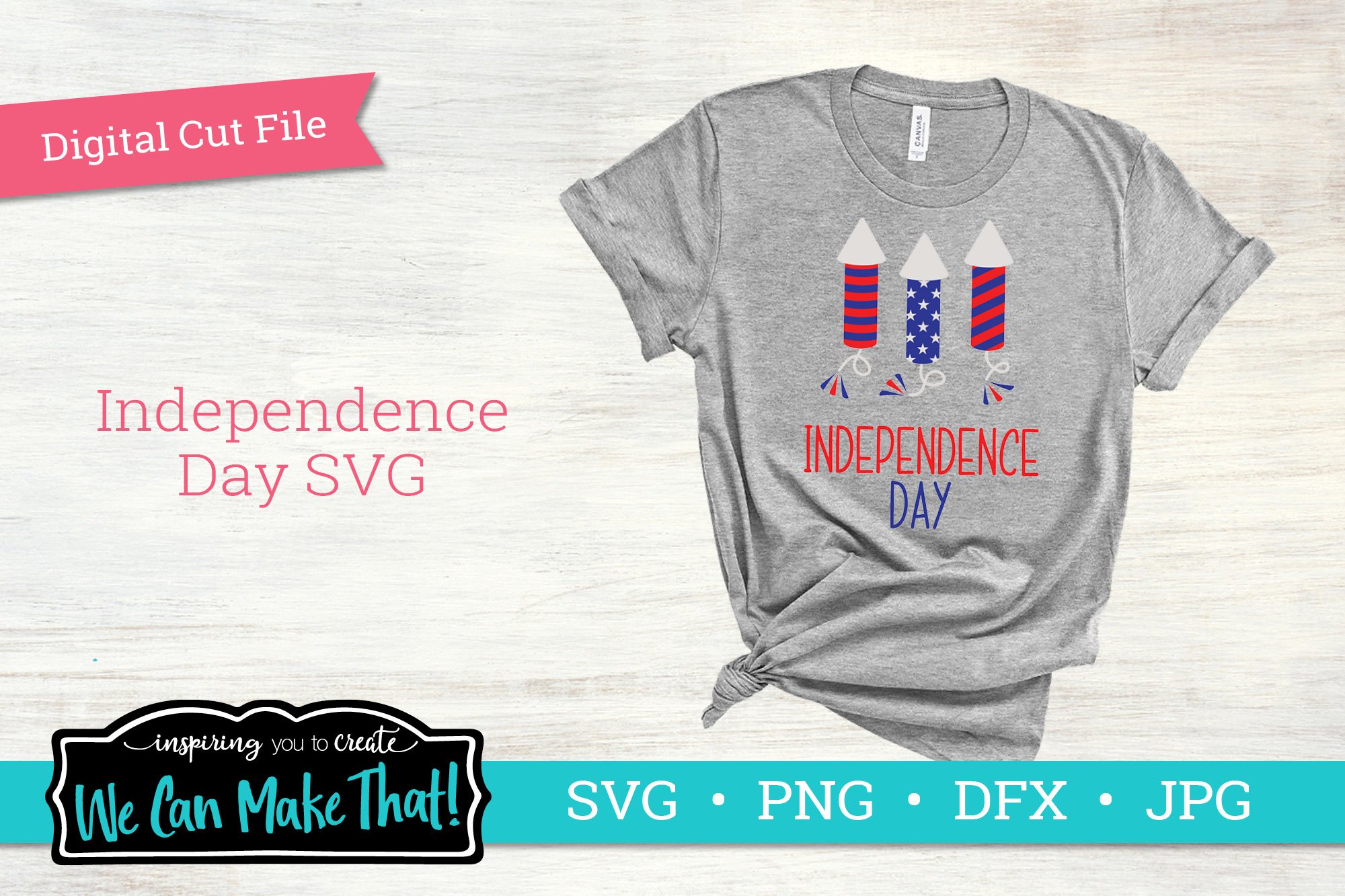 Independence Day Fireworks SVG (379723) | SVGs | Design Bundles