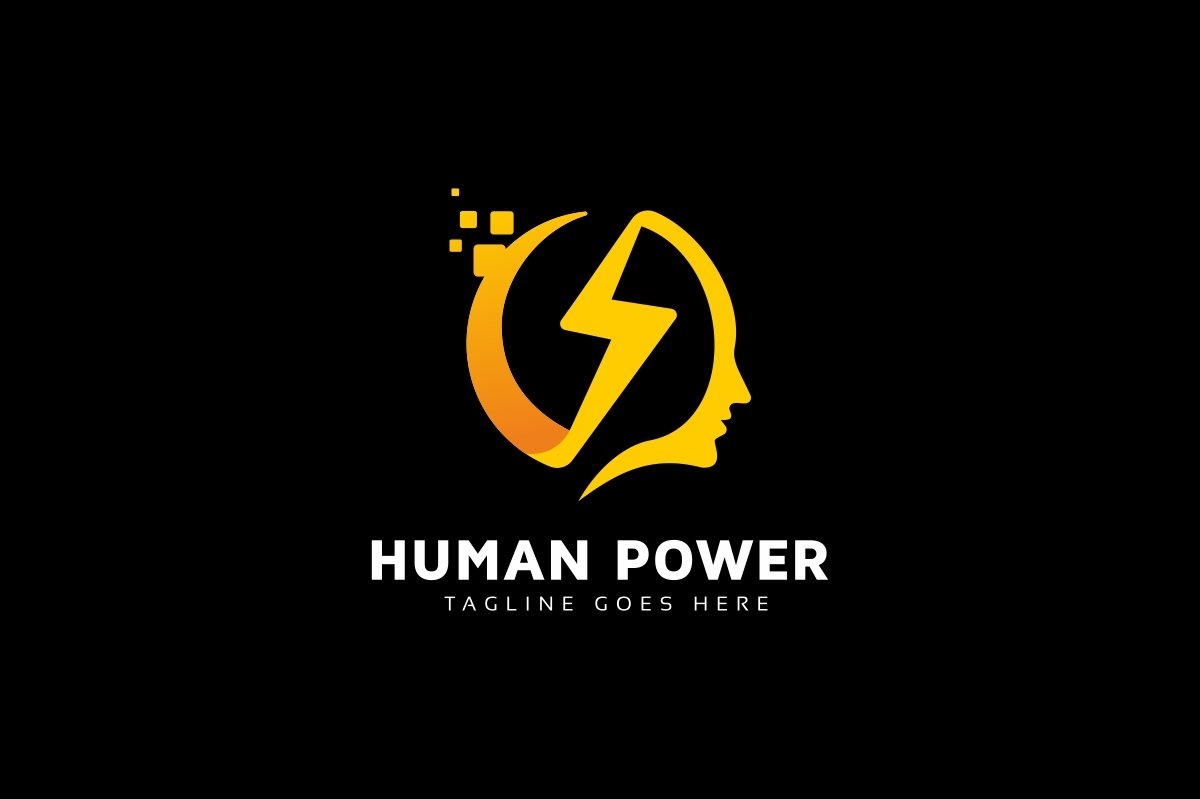 Human Power Logo (913318) | Logos | Design Bundles