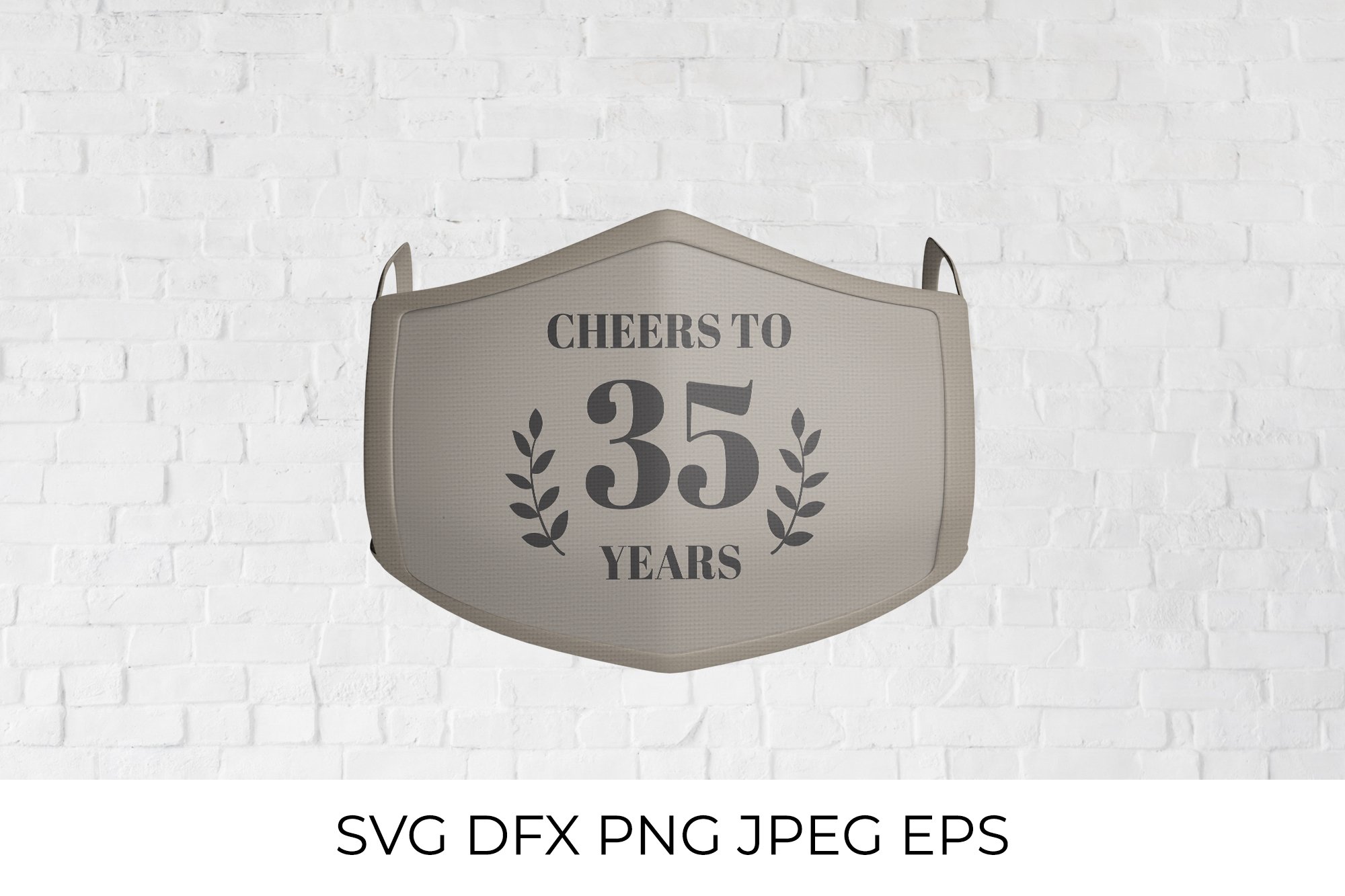 Cheers to 35 Years SVG cut file. 35th Birthday, Anniversary (882547 ...