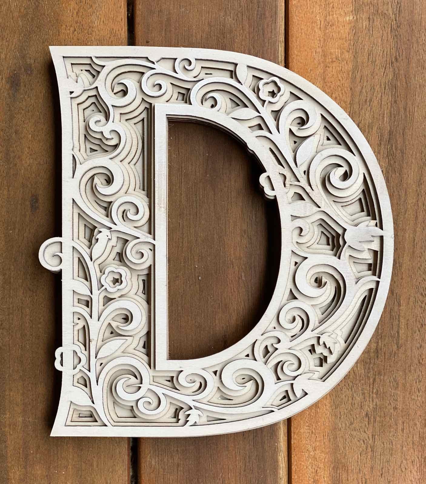 Multilayer PACK, Full alphabet A-Z (723997) | Laser Engraving | Design ...