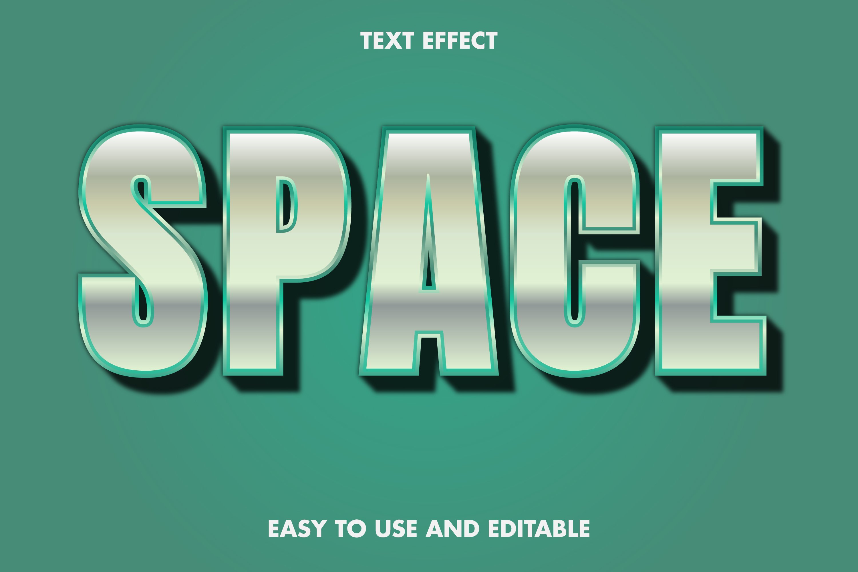 Space text effect. easy to use and editable. premium vector (1000709 ...