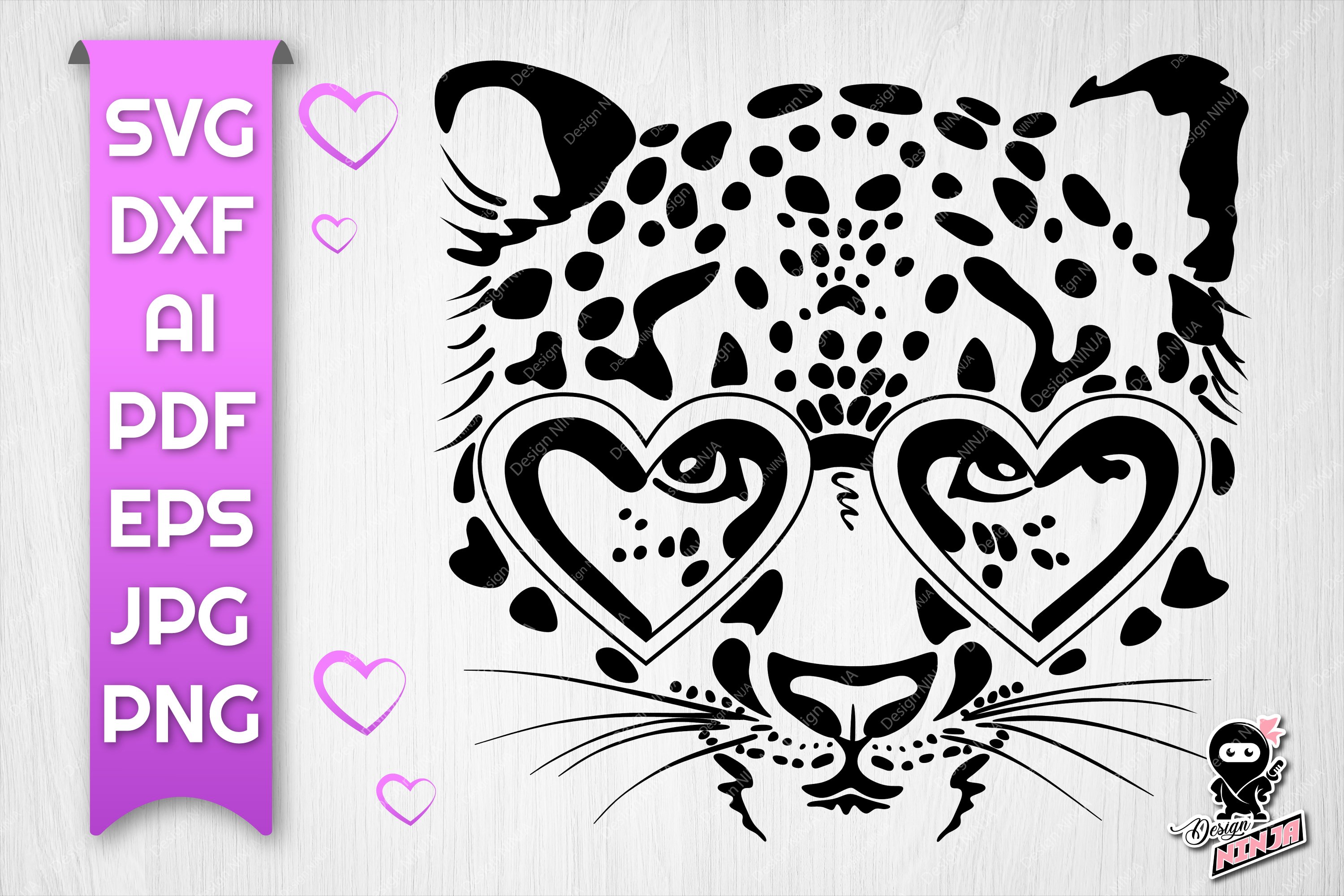 Leopard | SVG, AI, Dxf & Png Cut file (1342448) | SVGs | Design Bundles