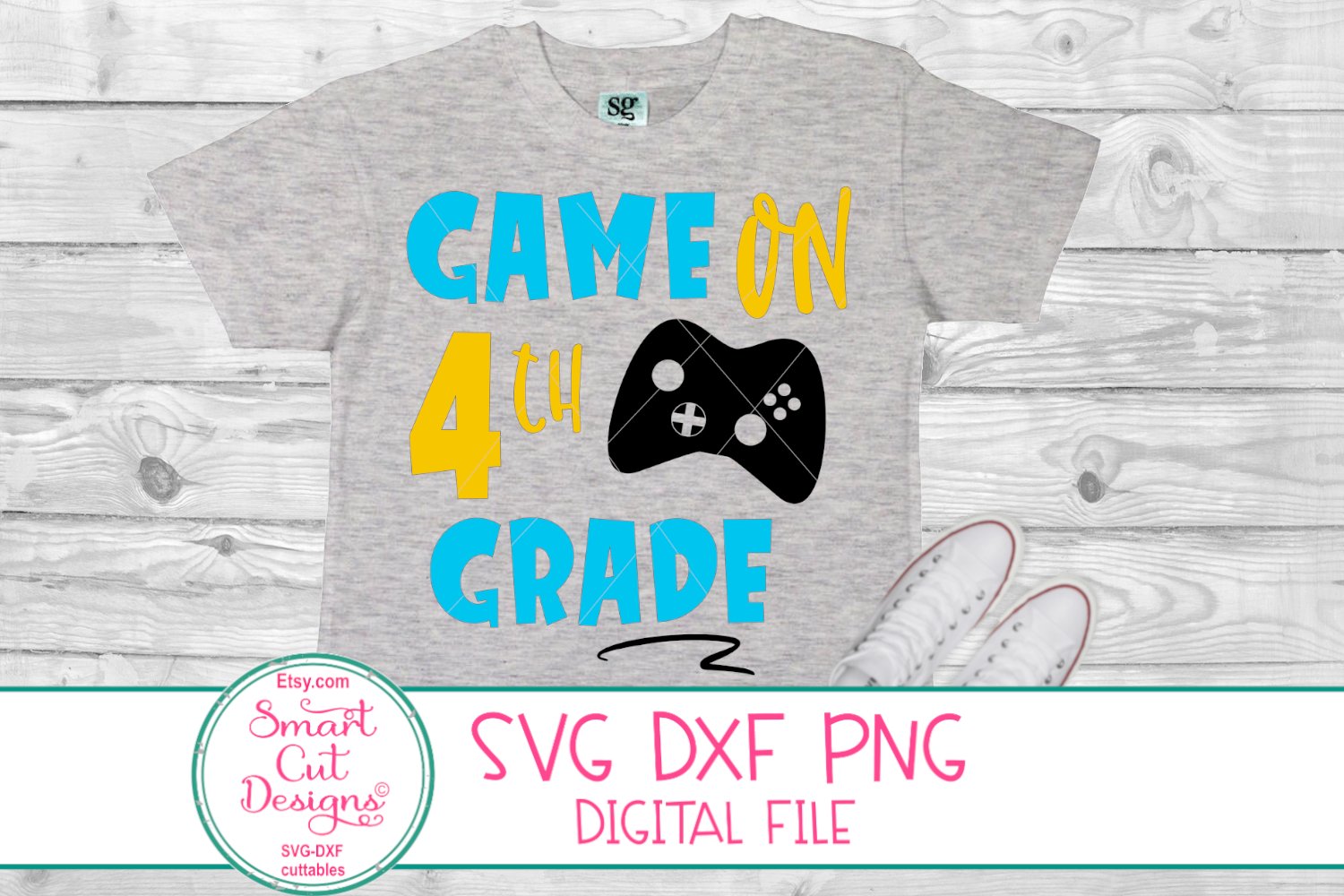 4th fourth grade svg dxf leveled up to 4th fourth grade cut files shirt ...
