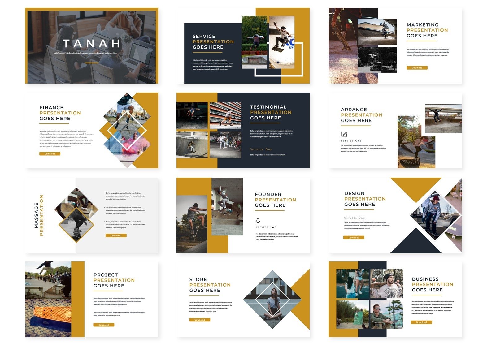 Tanah - Powerpoint Template (335835) | Presentation Templates | Design ...