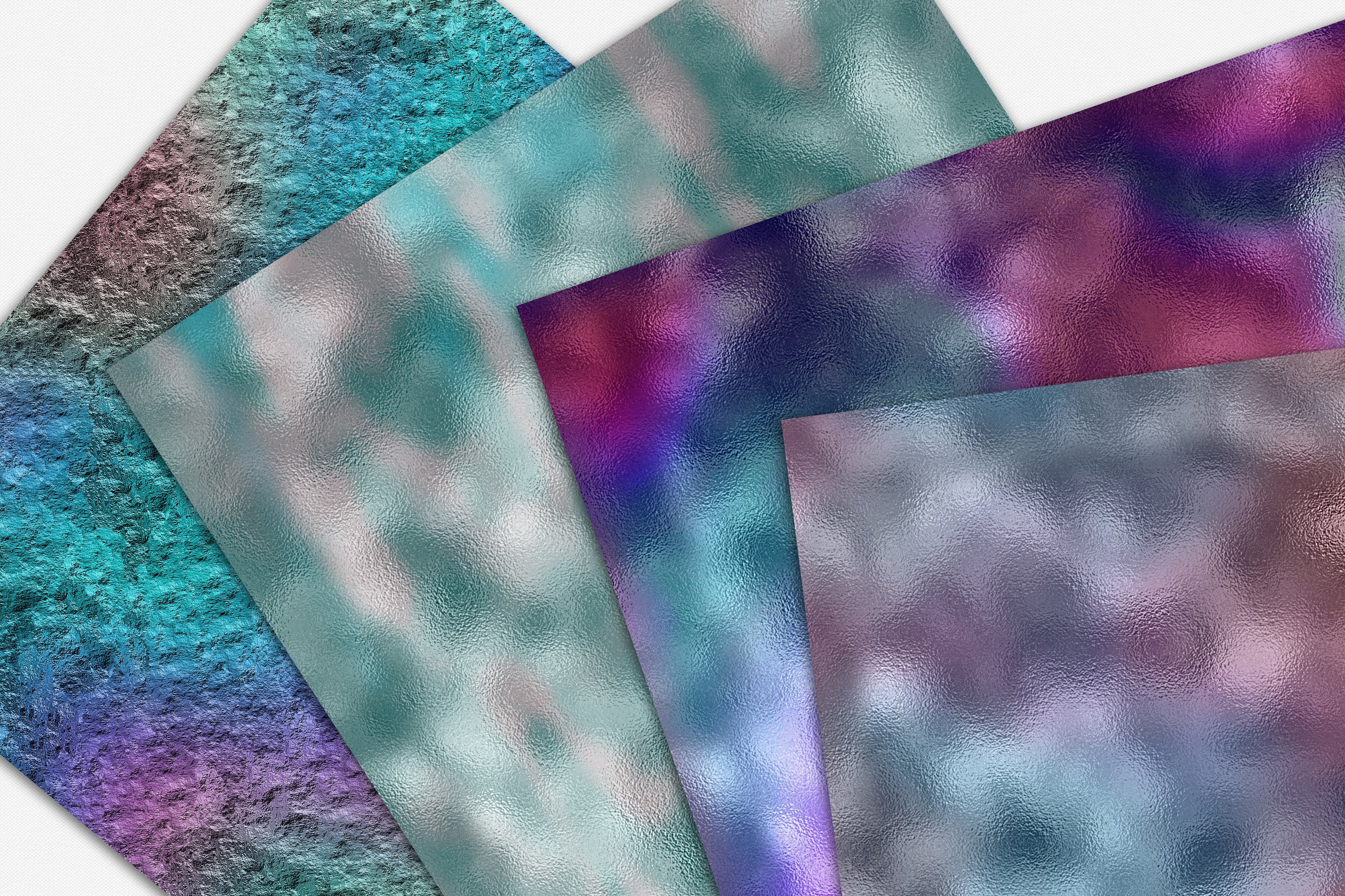 10 Iridescent Textures - Seamless Holographic Foil (227189 ...