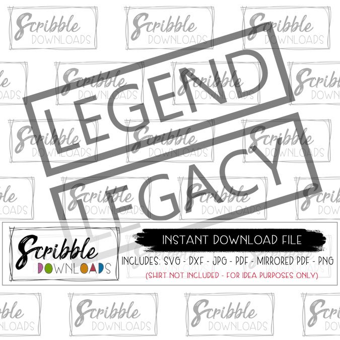 Legend and Legacy SVG (98731) | SVGs | Design Bundles