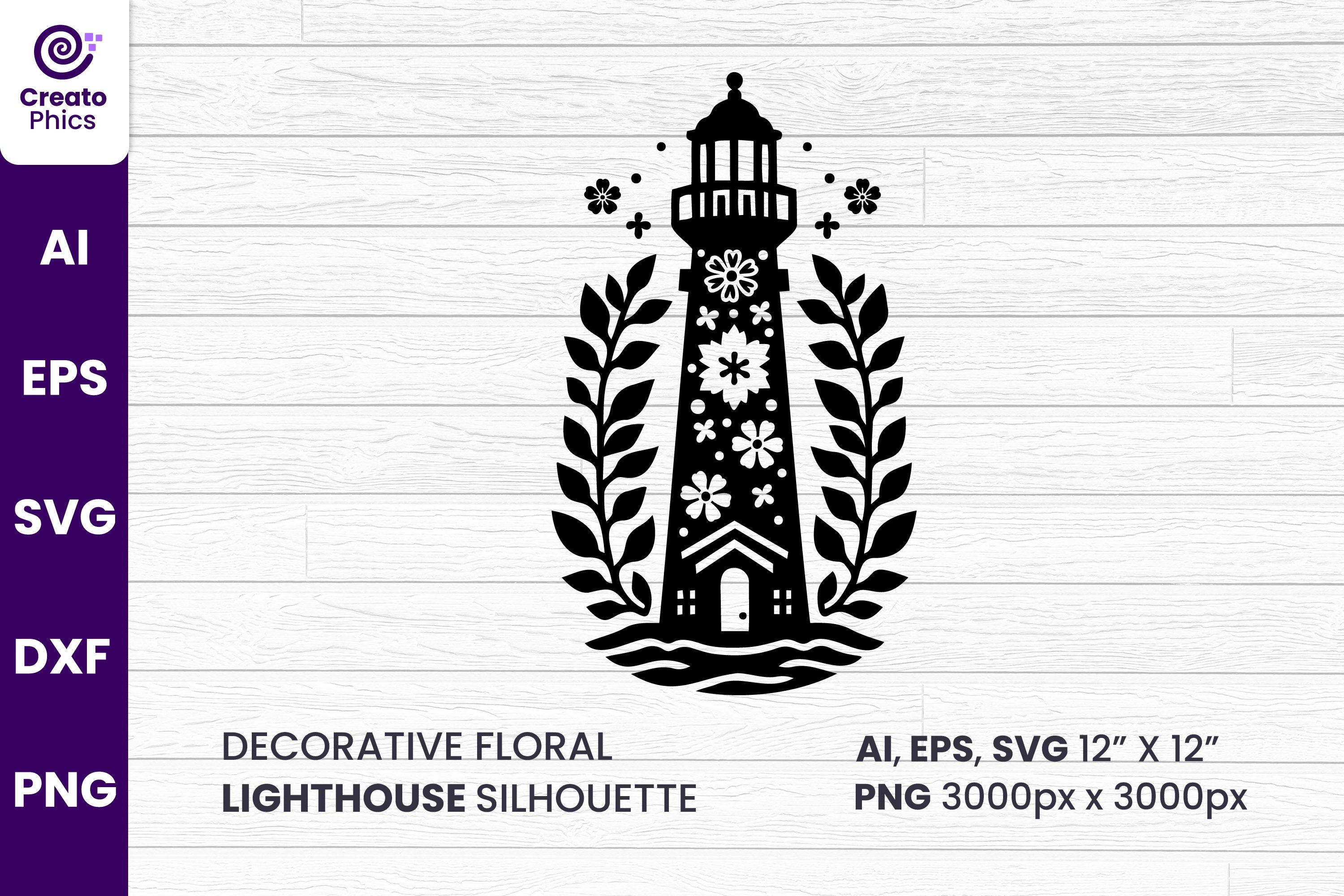 Lighthouse Silhouette Clip Art Lighthouse Silhouette PNG, Vector, PSD,