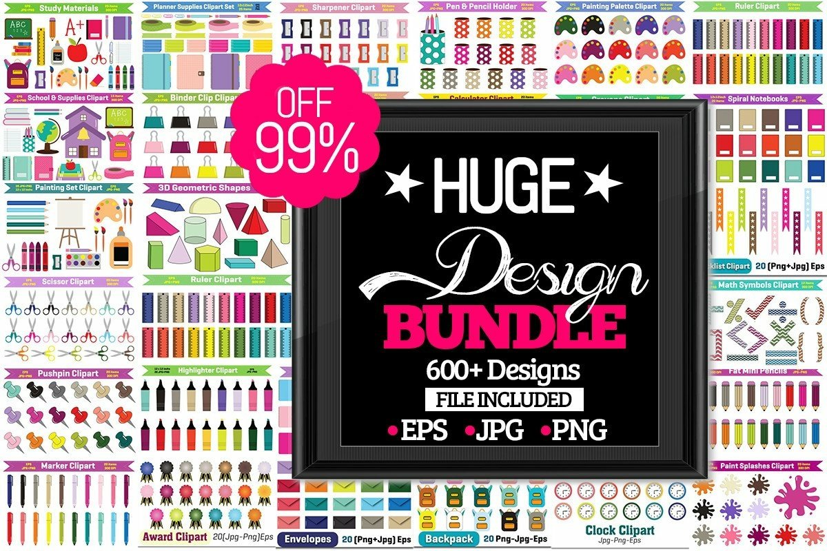 School Binder Clip Art