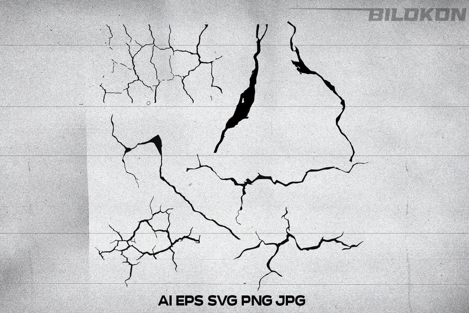 Cracked Wall Drawing