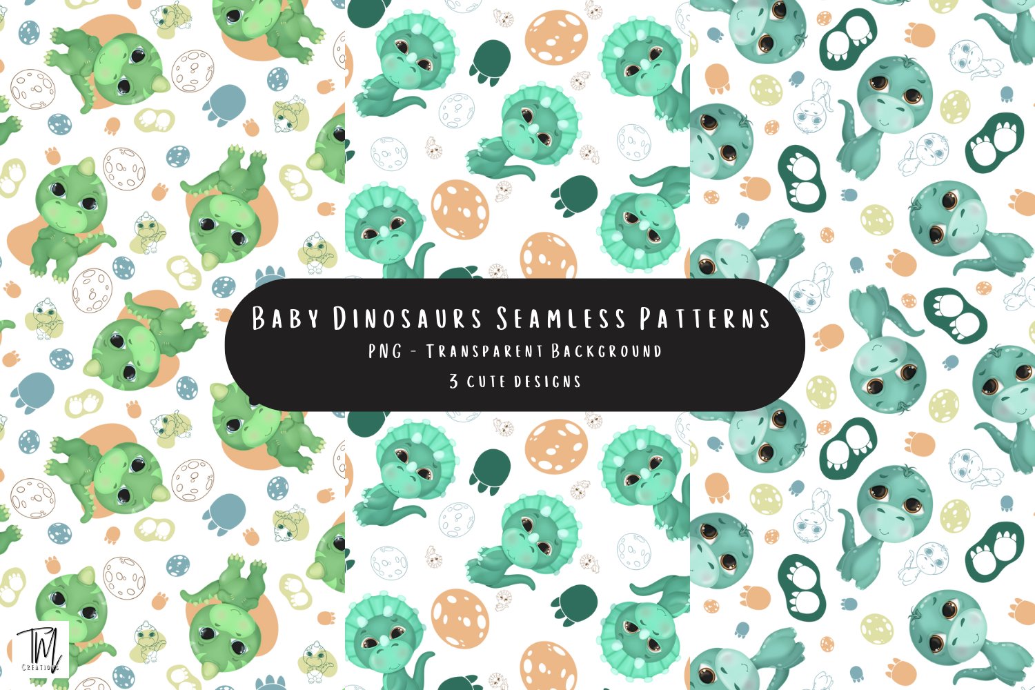 Baby Dinosaur Pattern