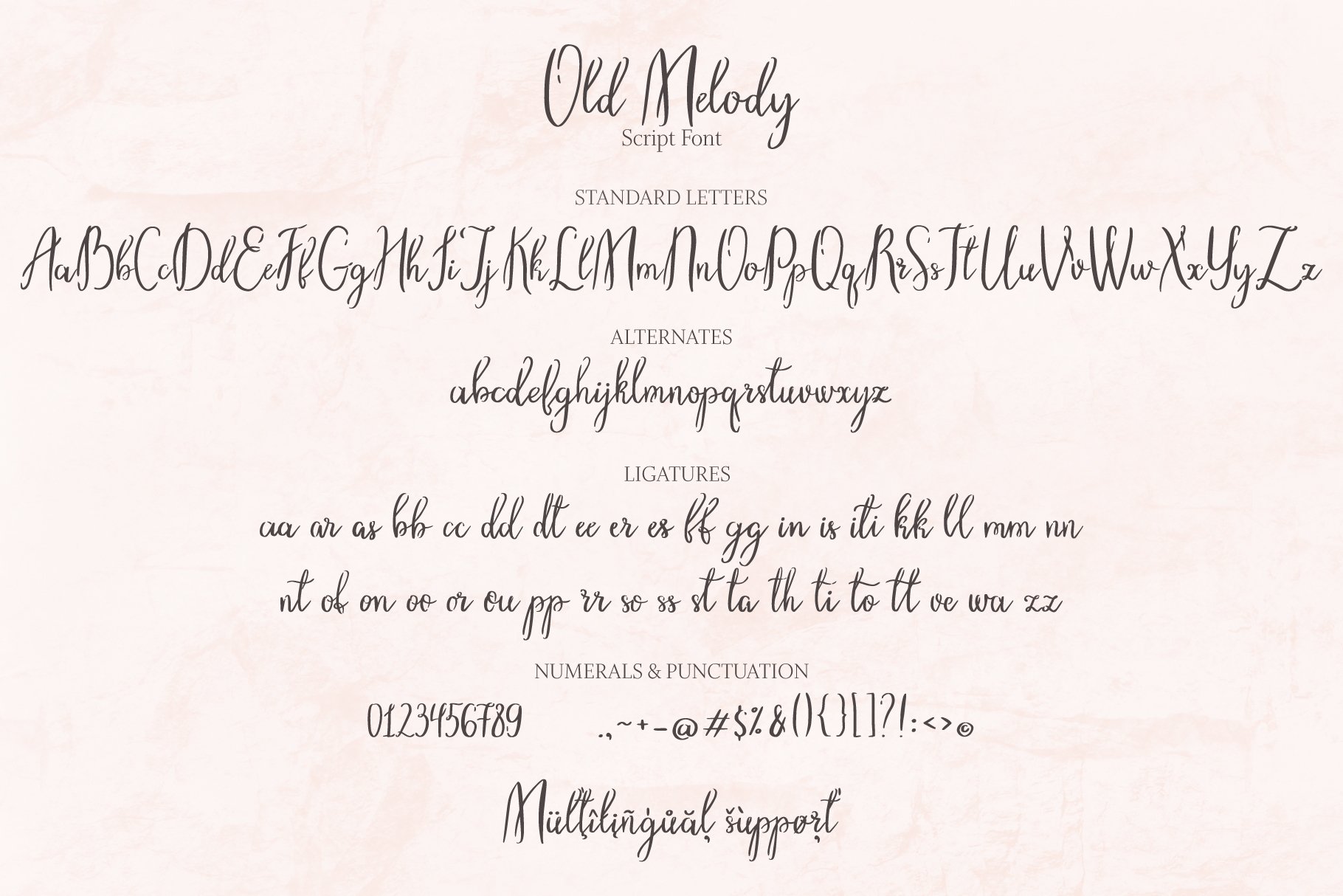 Old Melody Script Font (536723) | Handwritten | Font Bundles