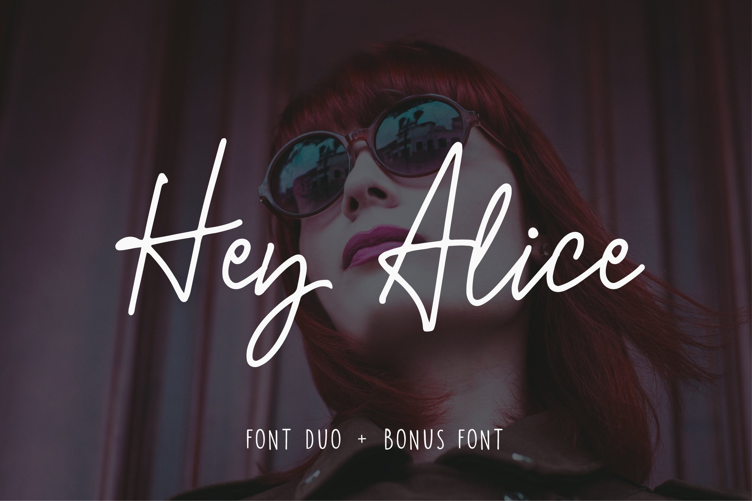 Hey Alice Font Duo (42923) | Script | Font Bundles