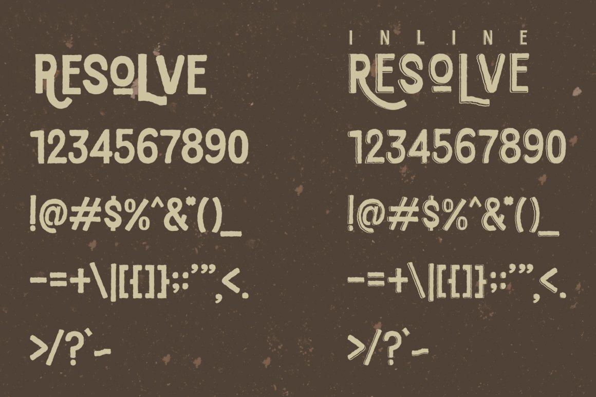 Resolve Font (92318) | Display | Font Bundles