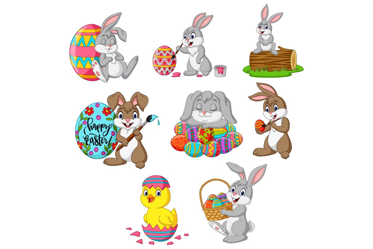 Animated Easter Bunnies