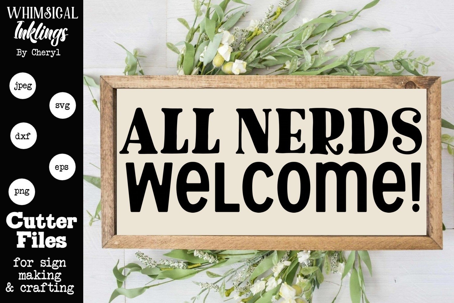 All Nerds Welcome SVG