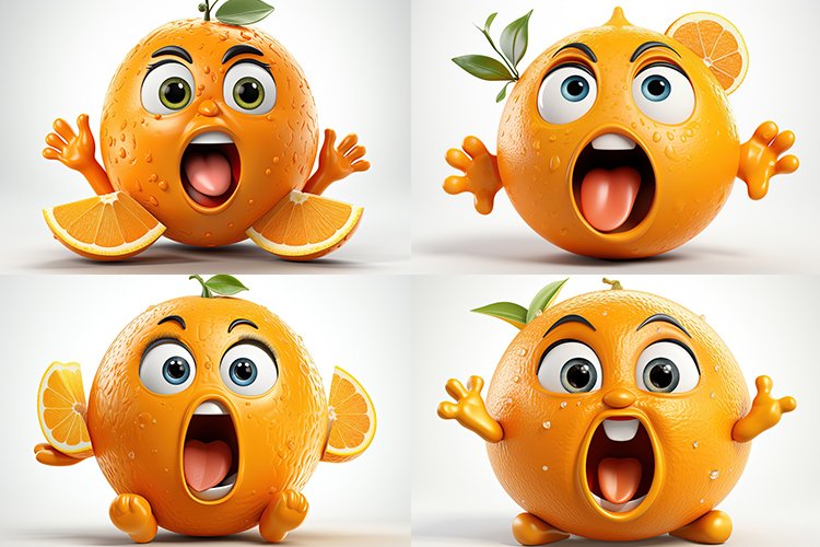 Cartoon Orange