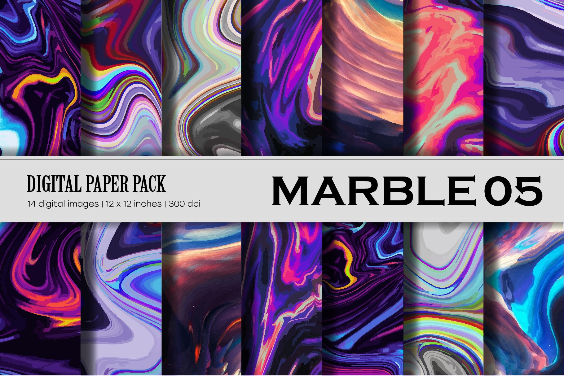 Marble Background Digital Paper 05.