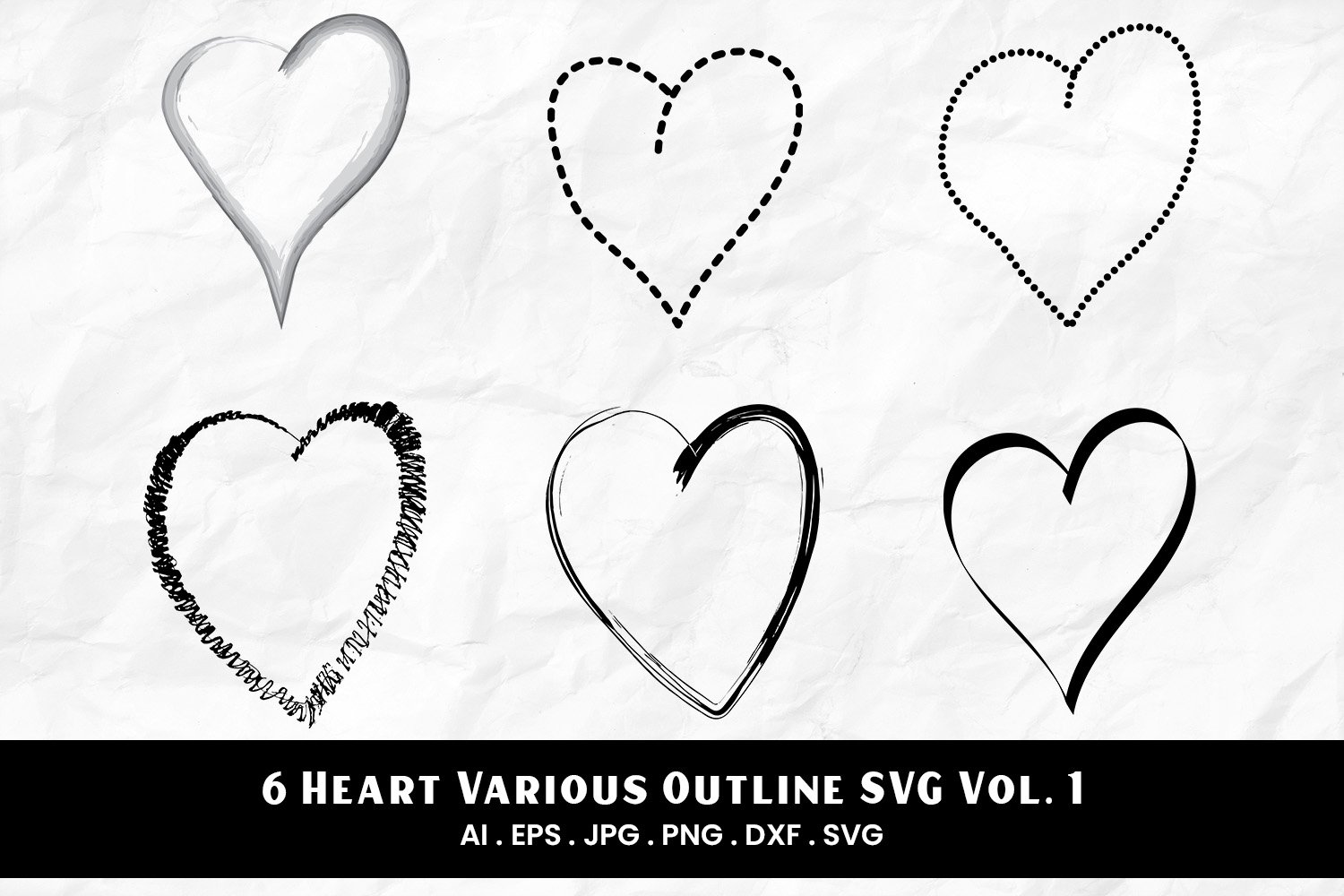 Hand Drawn Heart Outline