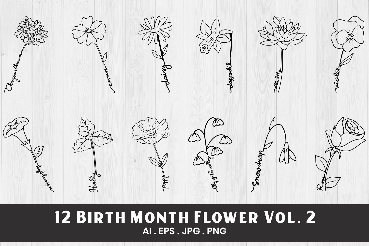 June Birth Month Flower Tattoos