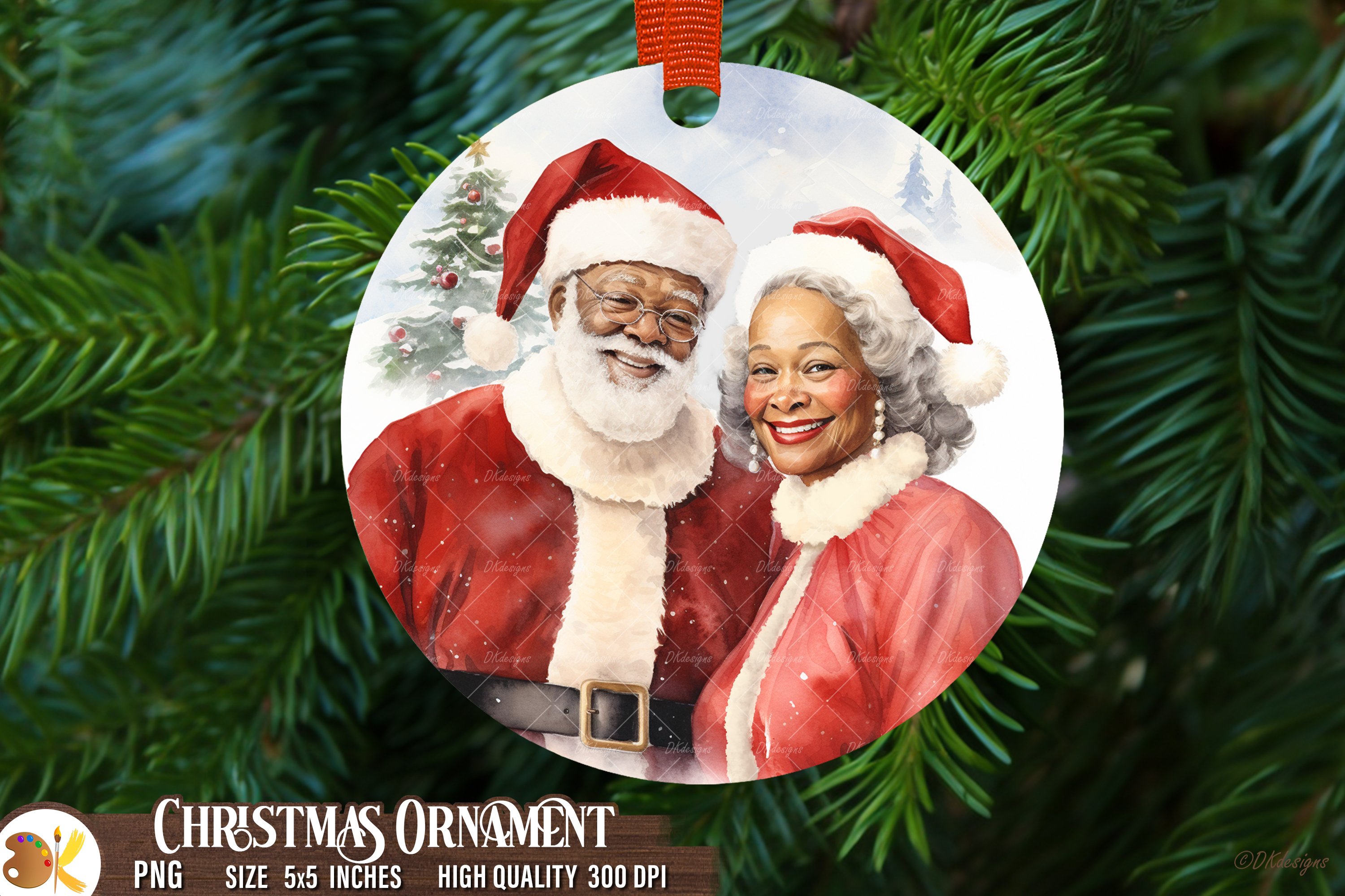 African American Christmas Ornaments