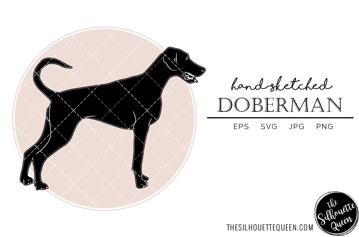 Doberman Outline