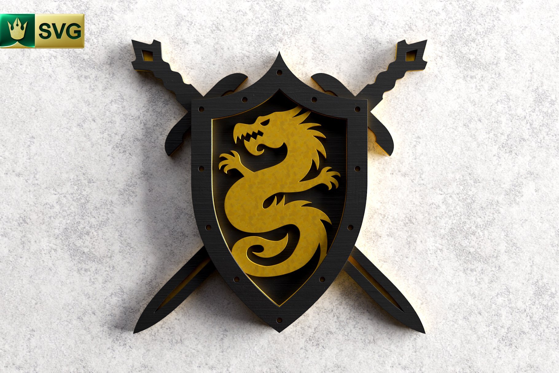 Medieval Shields Dragon