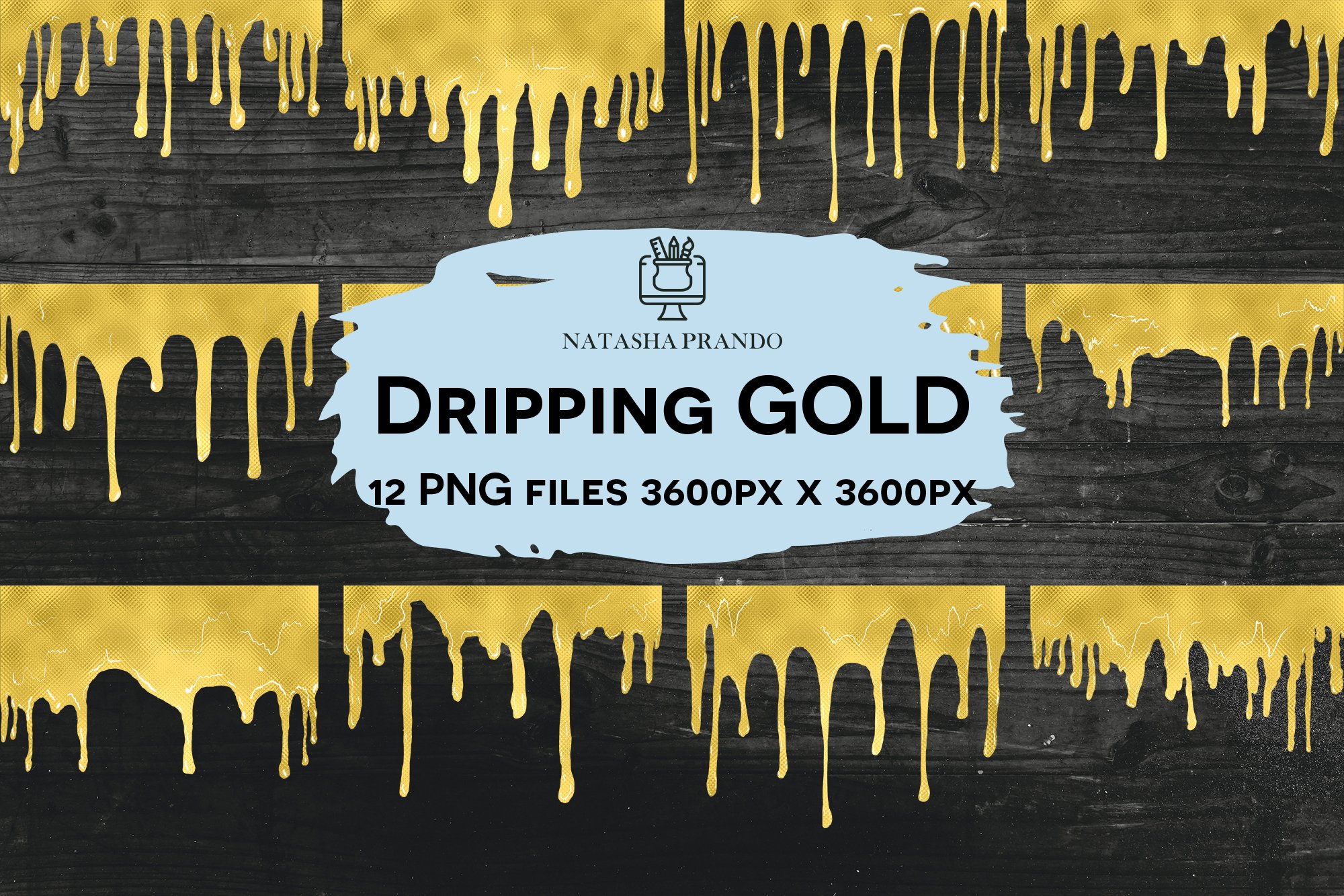 Dripping Gold Background Design Photoshop Tutorial