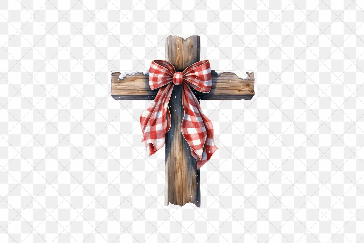 Rough Wooden Cross Clipart