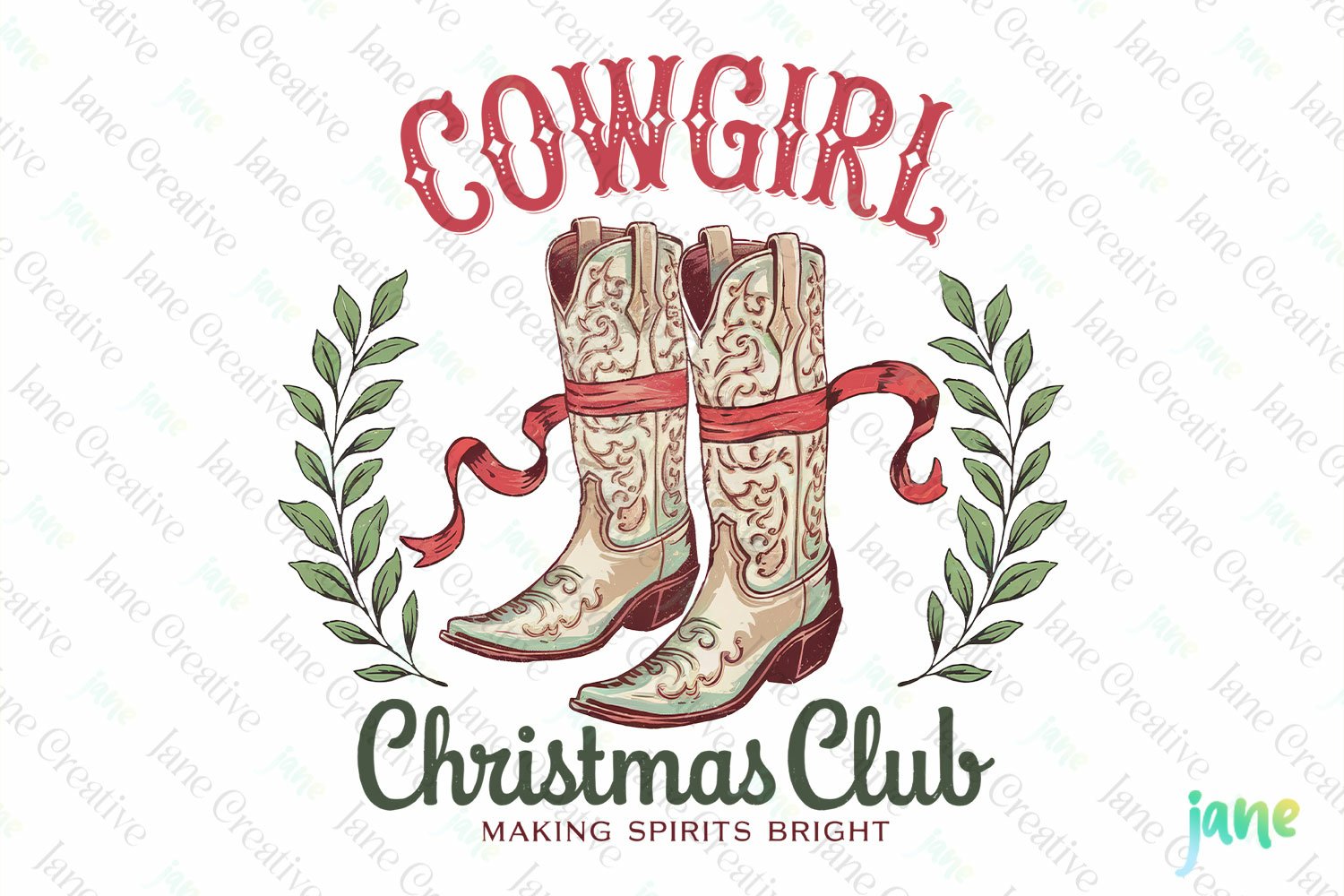 Christmas Clip Art Cowgirl Christmas Backgrounds, 15x15 Christmas