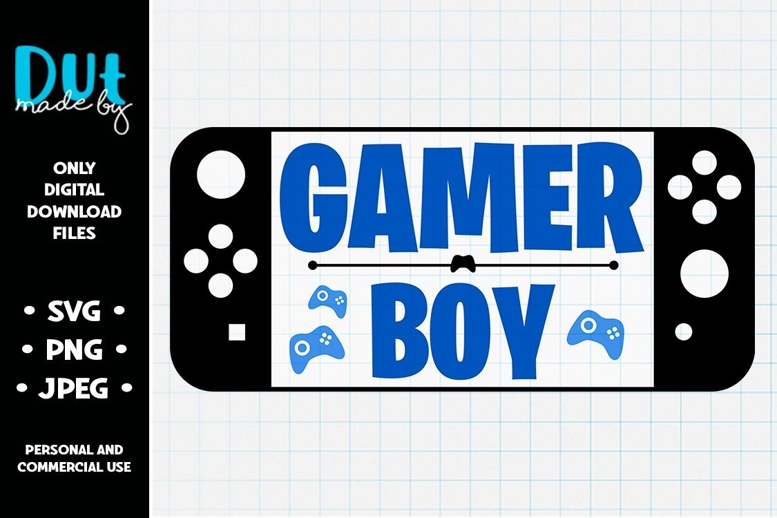 Gamer Boy SVG (704814)