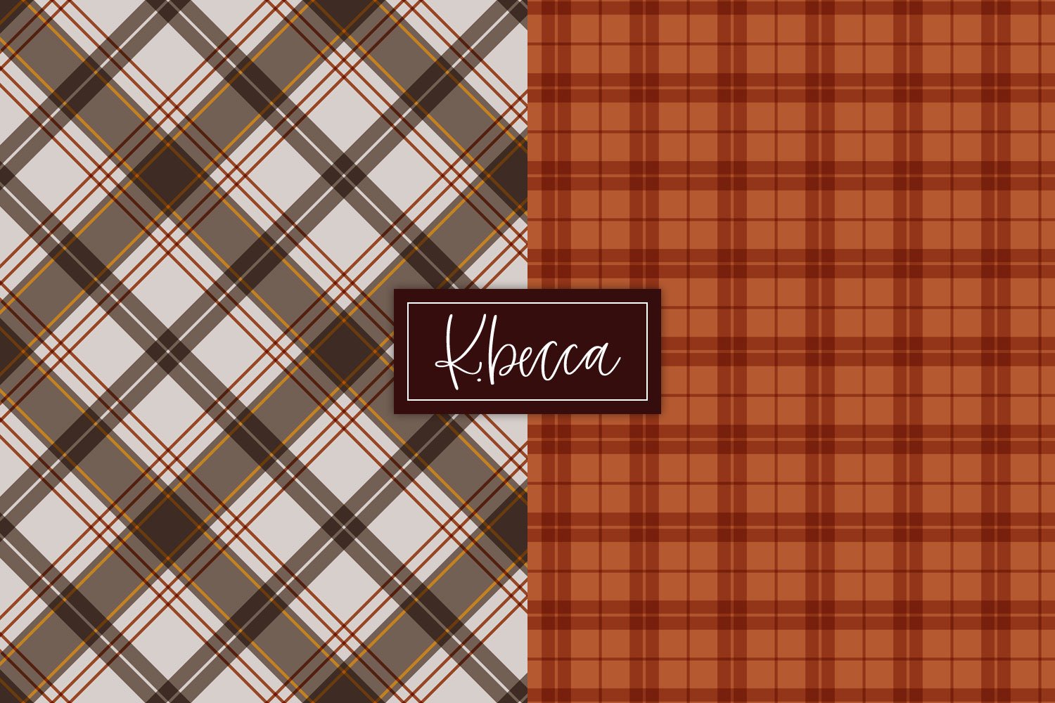 Fall Plaid Background Patterns Seamless (353575) | Patterns | Design ...