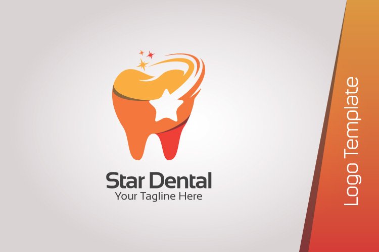 Star Dental Logo Template (139502) | Logos | Design Bundles