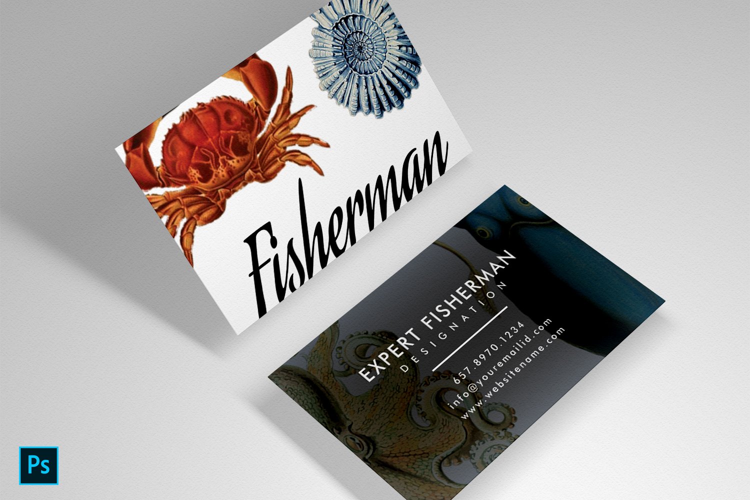 Fishing Marine Aquarium beautiful unique card (273687) | Business Cards ...