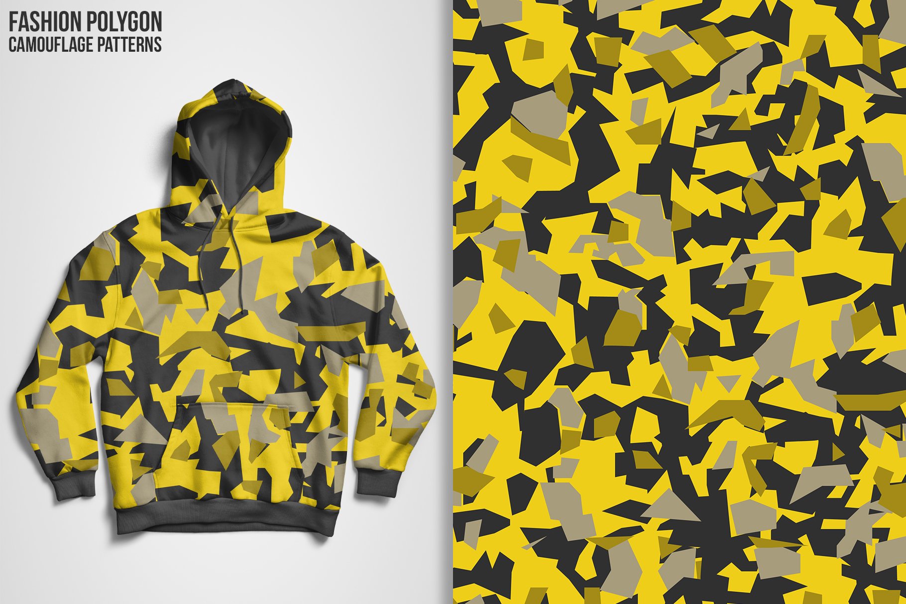 Fashion Polygon Camouflage Patterns (562734) | Patterns | Design Bundles