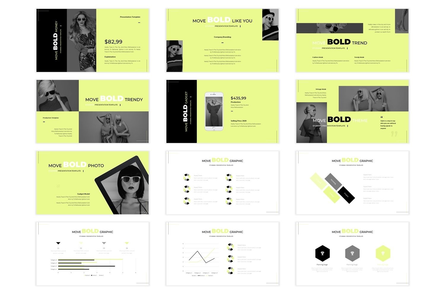 Move Bold - Google Slide Template