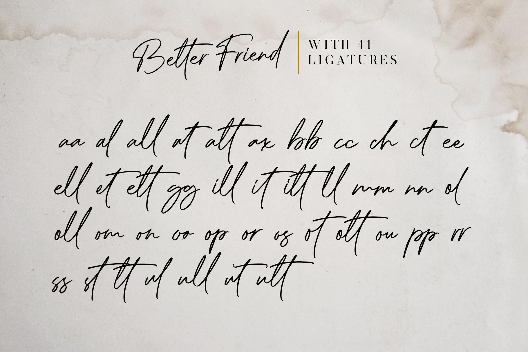 Better Friend Font (409330) | Script | Font Bundles