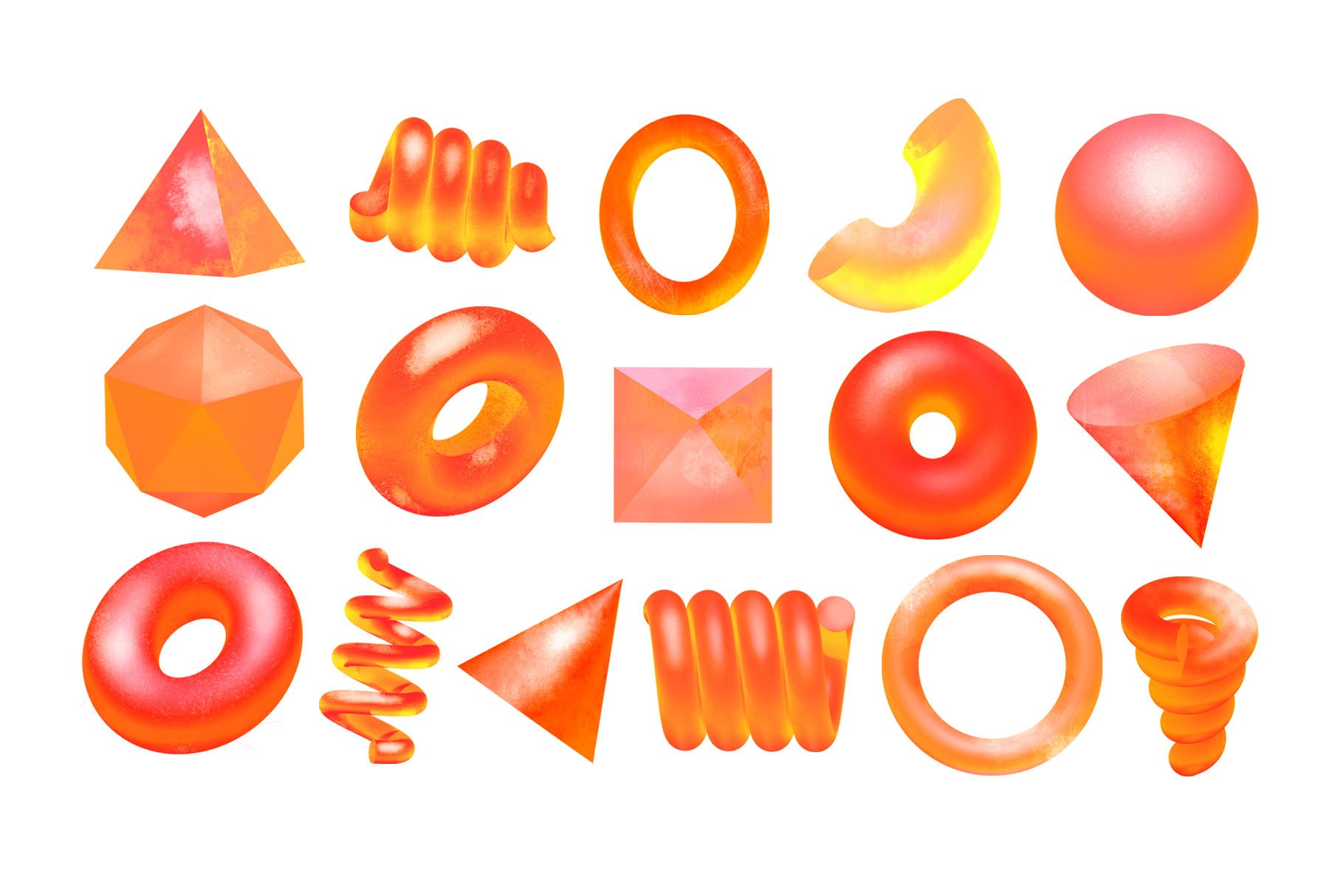 VIBRANT CUBISM - Abstract Geometry (431338) | Add ons | Design Bundles