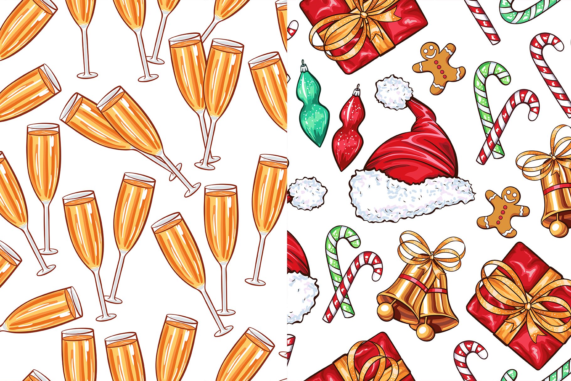 Big Xmas Patterns Collection (384963) | Patterns | Design Bundles