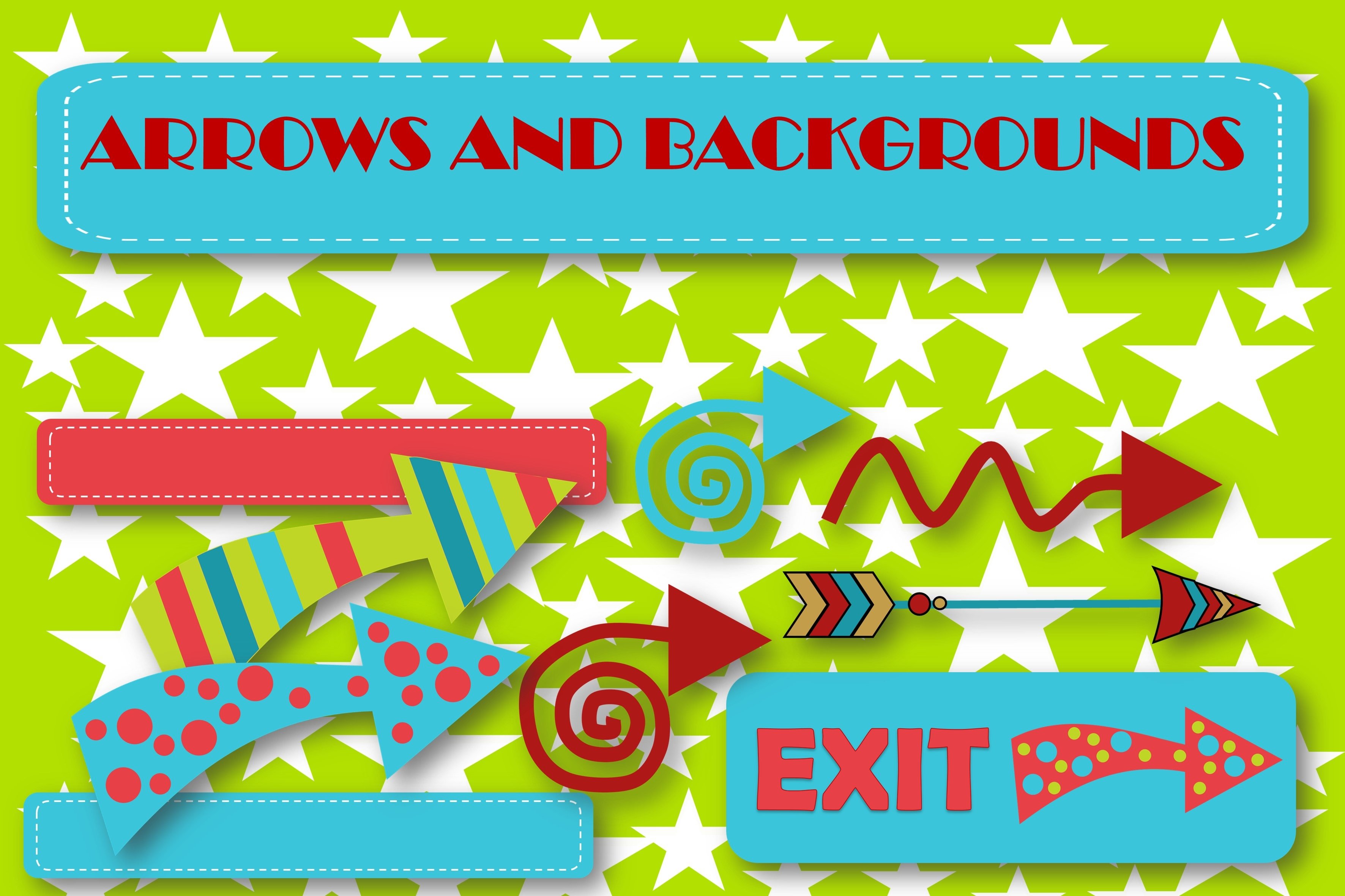 Arrow Graphics and Backgrounds (40904) | Illustrations | Design Bundles