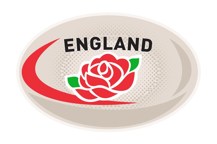 Rugby Ball England English Rose (248098) | Illustrations | Design Bundles