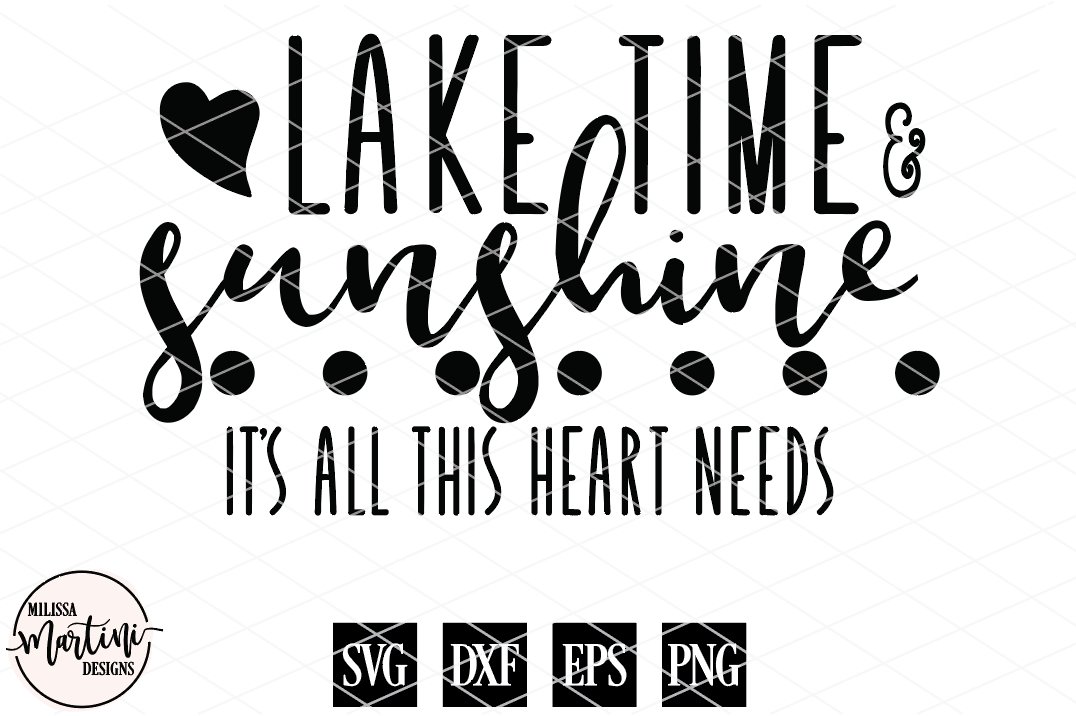 Laketime And Sunshine (51022) | SVGs | Design Bundles