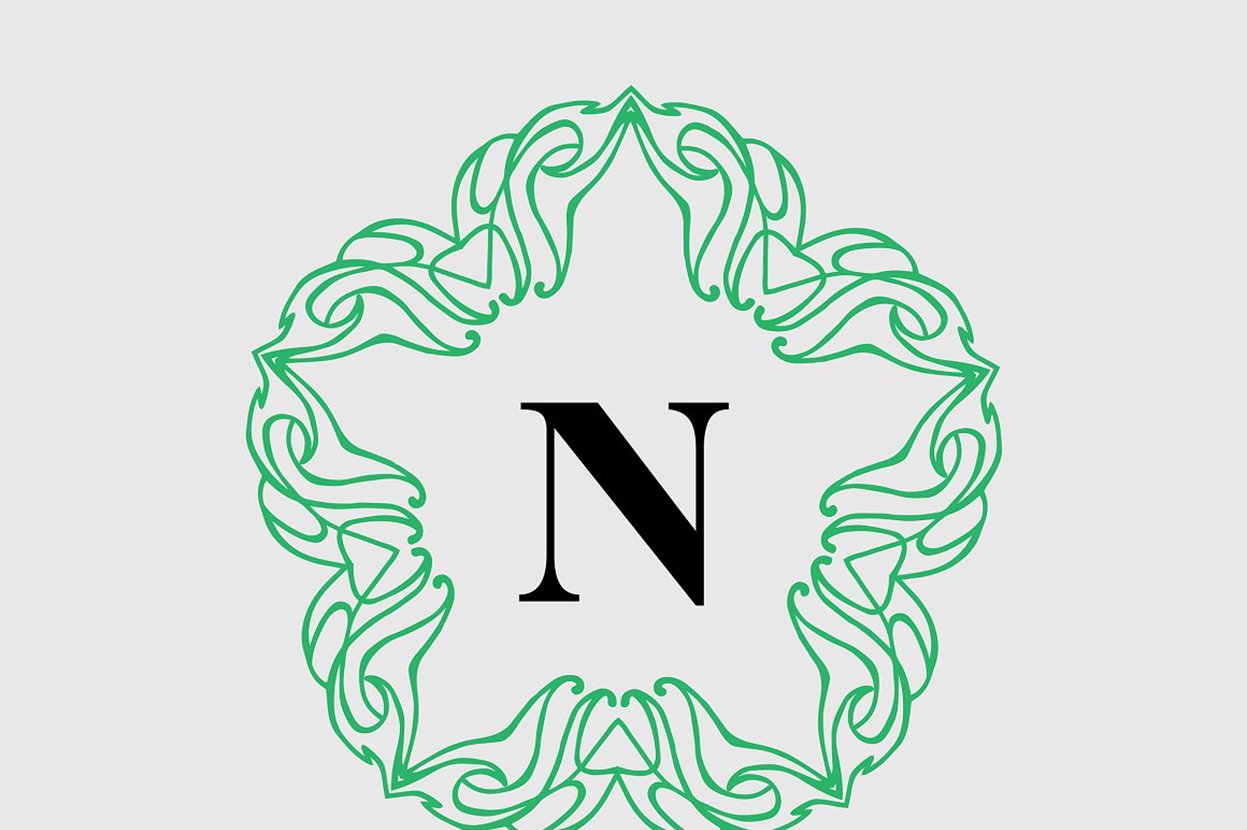 Monogram logo template (786756) | Illustrations | Design Bundles