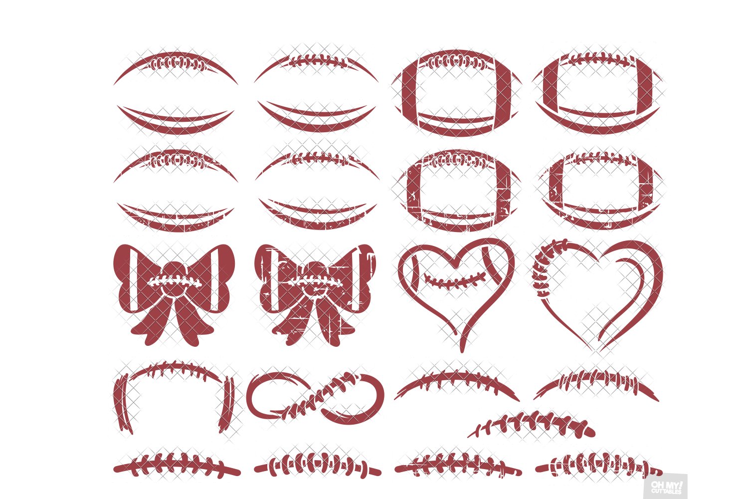 Football SVG Ultimate Bundle in SVG, DXF, PNG, EPS, JPG (304543) | Cut ...